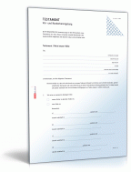 Erbvertrag Ehepartner Muster Zum Download